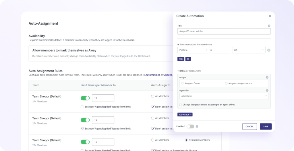 Agent Workspace - Helpshift