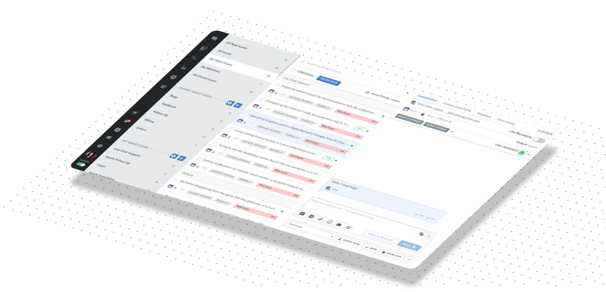 Agent Workspace - Helpshift