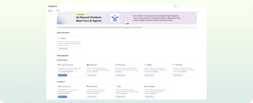 Helpshift AI Page Revamp | Helpshift